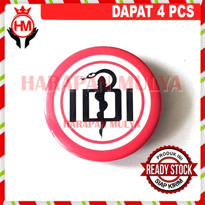 Pin IDI Model Bulat Pin Logo Ikatan Dokter Indonesia Murah Bahan ...