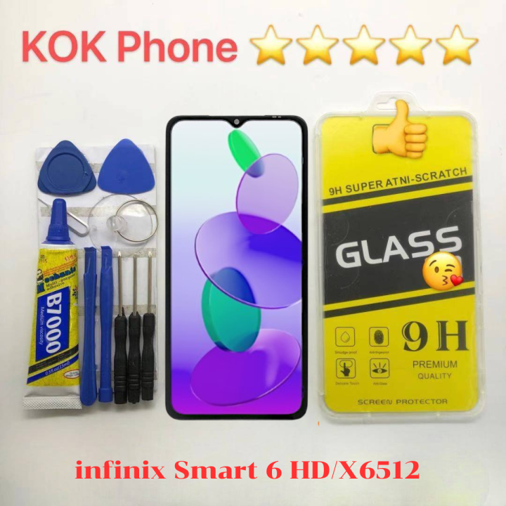 ชุดหน้าจอ infinix Smart 6 HD/X6512 แถมฟิล์มพร้อมชุดไขควง | Lazada.co.th