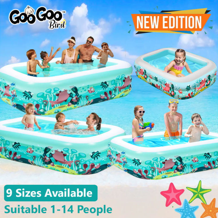 GOOGOO BIRD (Limited Edition) Green Color Pictures Inflatable Swimming ...