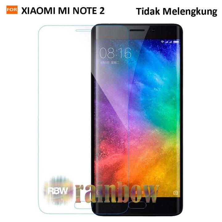 rainbow Tempered Glass Xiaomi Mi Note 2 Bening FLAT Screen Protector Xiaomi Mi Note 2 Temper ...