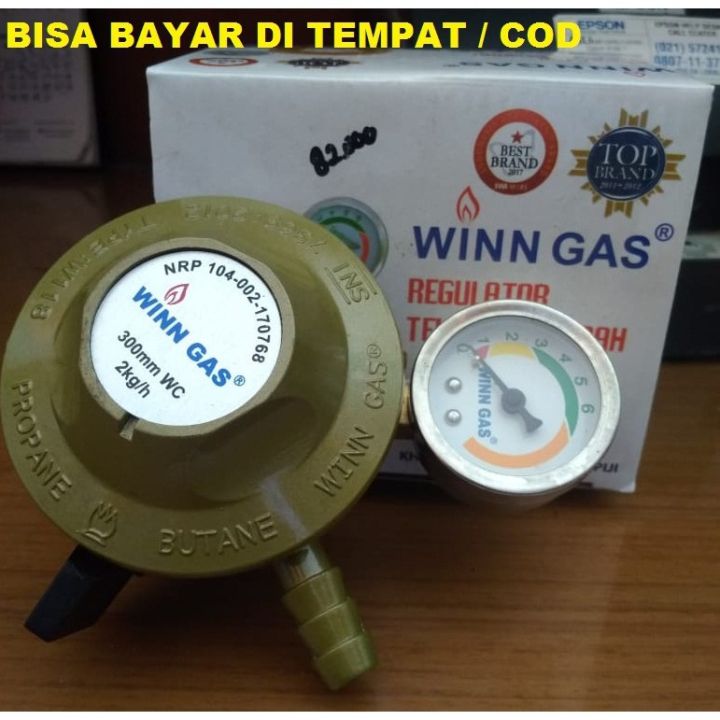 REGULATOR GAS WIN GASS 118 M METERAN ( TEKANAN RENDAH ) - PENGATUR ...