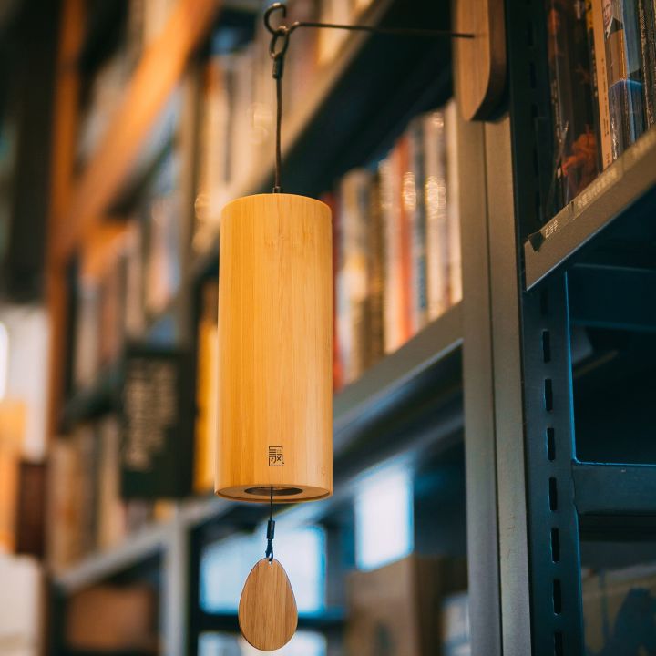 ไม้ไผ่ใหม่ดนตรีคอร์ดโมบายกระดิ่งลมโมบายกระดิ่งลม Koshi กลางแจ้งสวนตก ...