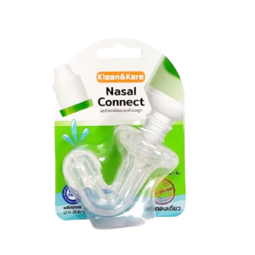 NASAL CONNECT อุปกรณ์ต่อขวดน้ำเกลือ ล้างจมูก Klean&Kare หัวต่อล้างจมูกในขั้นตอนเดียว | Lazada.co.th