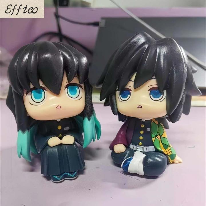 EFFIEO Anime Peripheral Demon Slayer Figures Q Version PVC Doll Tomioka ...