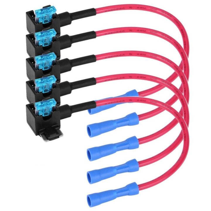 5Pcs Car Auto Fuse Tap Adapter Micro Mini Blade Fuses Holder | Lazada PH