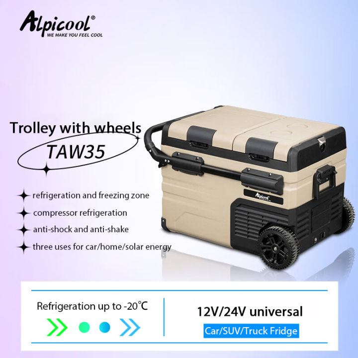 Alpicool Car Refrigerator TAW Car Home Dual-use Dual-temperature Dual ...