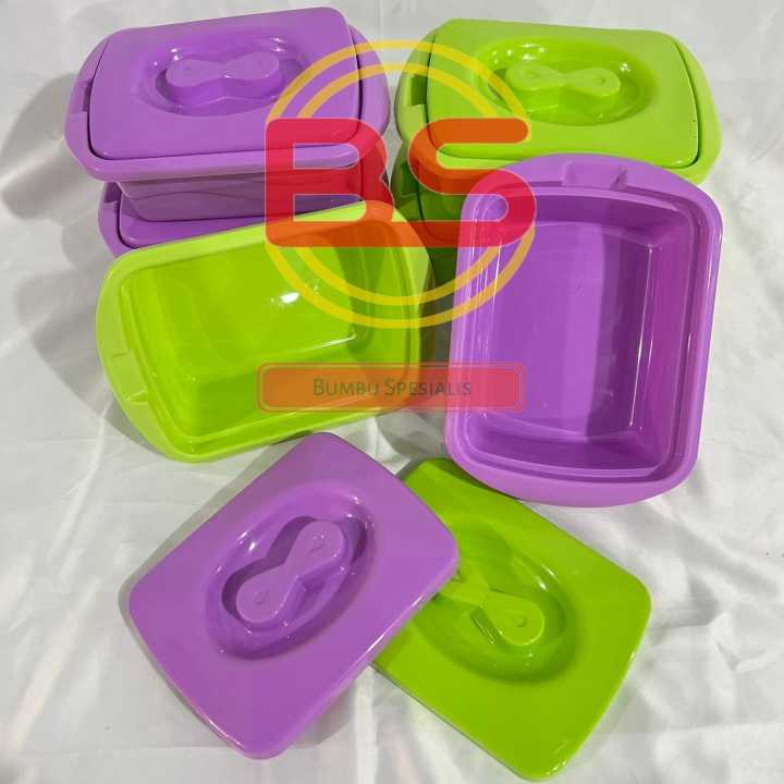 Basi Wadah Makanan Kotak Mini Warna DX / Basi Wadah Sayur / Tempat ...