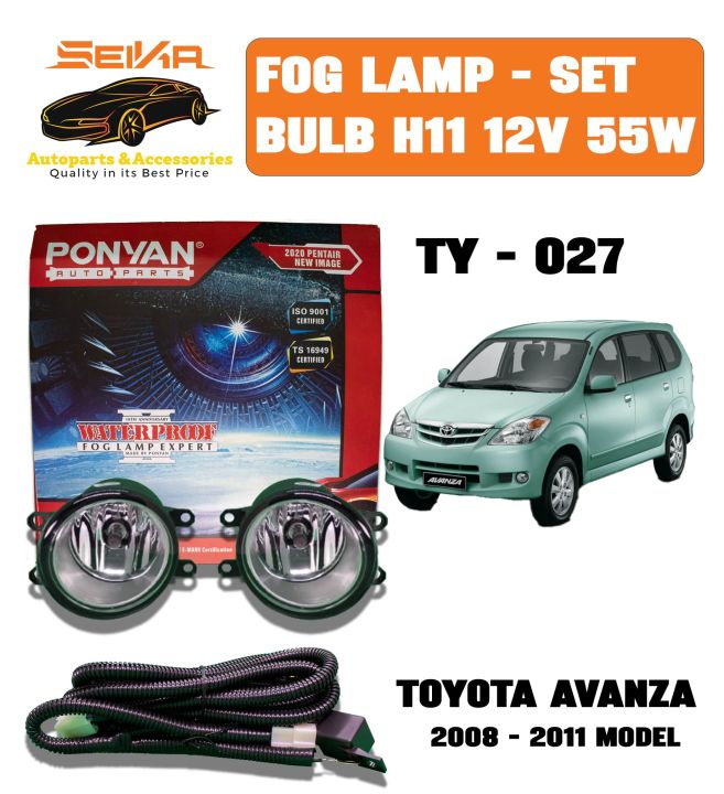 Toyota Avanza Foglamp 2008-2011, Toyota Car Accessories, Toyota Avanza ...