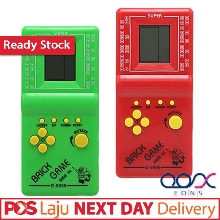 AUTO OFF Brick Tetris LCD Game Boy Handheld Retro Game Console Box ...