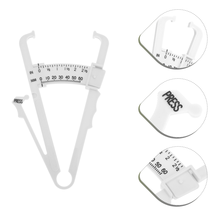Fat Caliper Handheld Body Measure Device Measurer Measurement Tape Tool ...