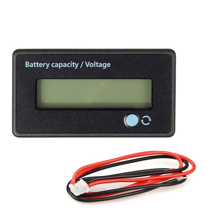 Battery Meter Battery Capacity Voltage Monitor, DC 12/24/36/48/60/72/84V Battery Capacity ...