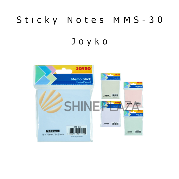 Memo Tempel Sticky Notes Morandi Joyko MMS-30 - Kertas Stick Note ...
