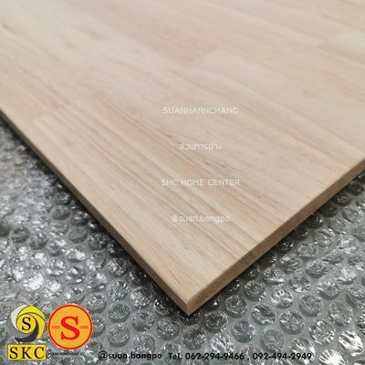 TABLE TOP ท๊อปโต๊ะ หนา 30 mm x 70 cm x 180 cm ไม้พารา ประสาน ***ไม่ทำสี ...