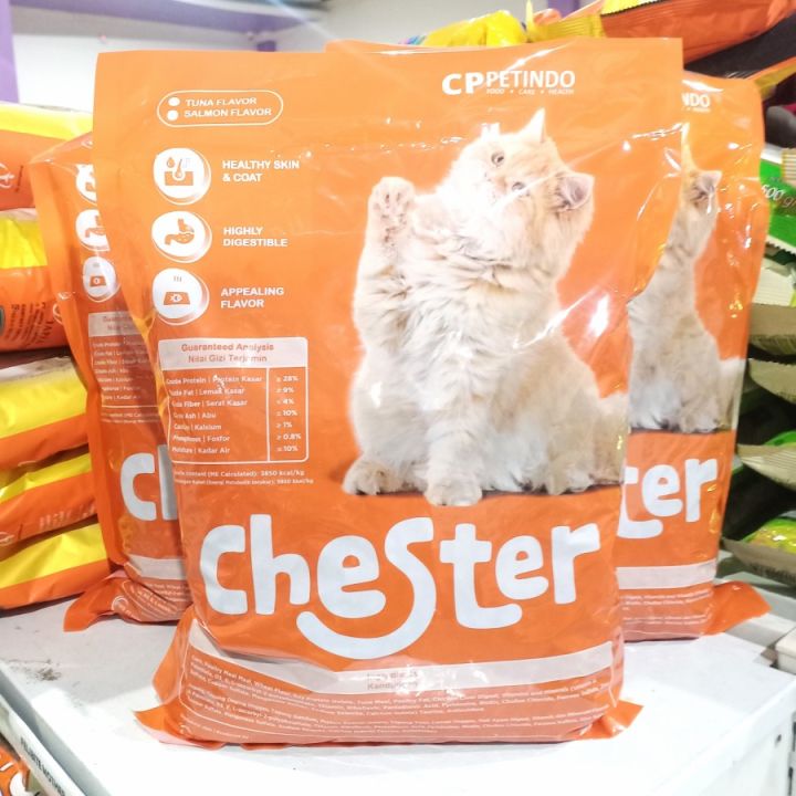 Chester Cat Tuna freshpack 800gr Makanan Kucing No bolt maxi cat ...