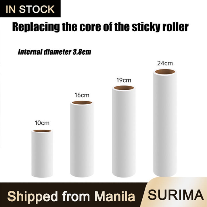 【10/16/19/24CM】Roller Refill Pack Sticky Hair Roller Cleaning Roller ...