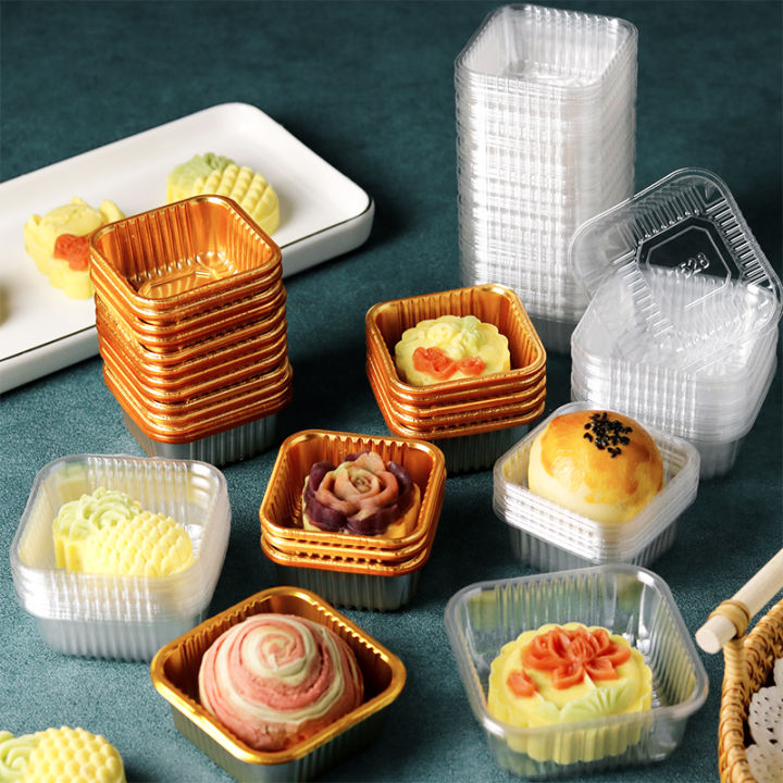 Mooncake Tray 50pcs 月饼托 50g / 63-80g / 100g / 125g / 150g /180g / 200g ...