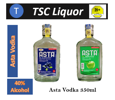 Asta Blueberry /Apple Vodka 350ml | Lazada