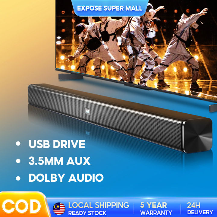 TV Speaker Soundbar Speaker Bluetooth 5.0 TV Soundbar 3D Surround ...