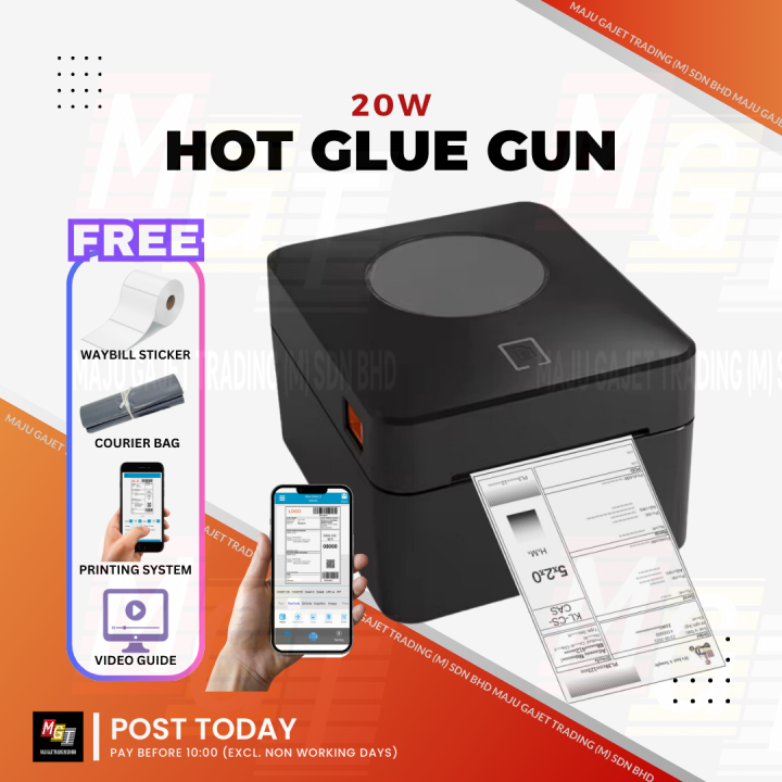 A6 Thermal Printer Waybill Airwaybill Bluetooth AWB Mesin Shipping ...