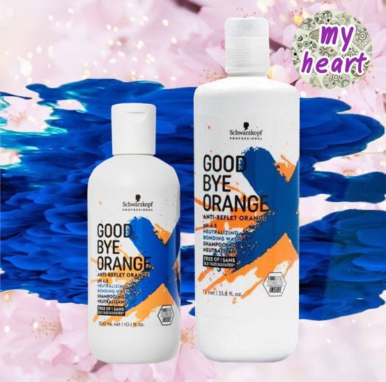 Schwarzkopf Goodbye Orange Shampoo 300/1000 ml แชมพูฆ่าเม็ดสีส้ม Good ...