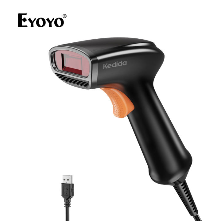 Kedida 1D 2D QR Bluetooth Barcode Scanner, 3-in-1 Bluetooth & 2.4GHz ...