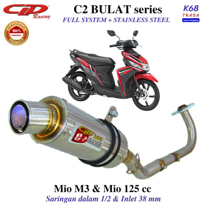 CLD Racing C2 BULAT series MIO M3 & MIO 125 cc Knalpot Fullsystem ...