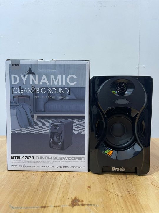 BTS 1321 Subwoofer Brodu Dynamic bluetooth speaker | Lazada PH