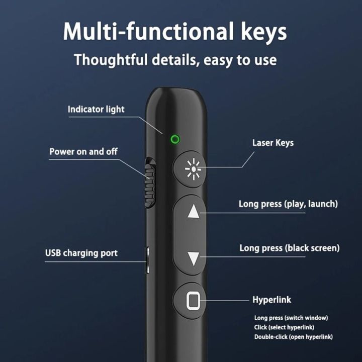 KIRIN Meeting Whiteboard Remote Control Pen USB Control Infrared Remote ...