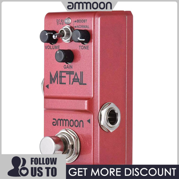 [ammoon]ammoon Nano Series Guitar Effect Pedal Heavy Metal Distortion ...