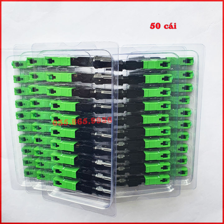 Combo Fast connector - Đầu nối sợi quang chuẩn SC/APC | 10-30-50-100 ...