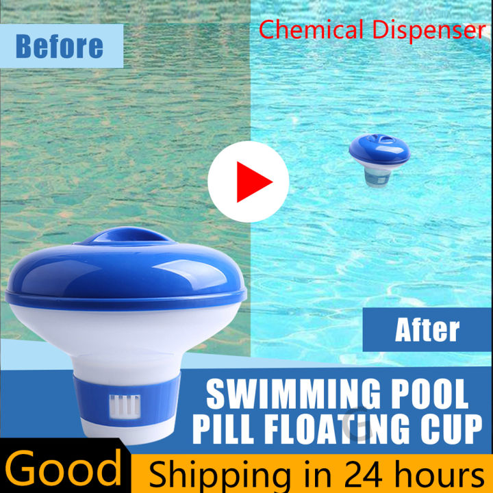【Ready Stock】5/8 Inch Dosing Box Device Pool Floating Dispenser ...