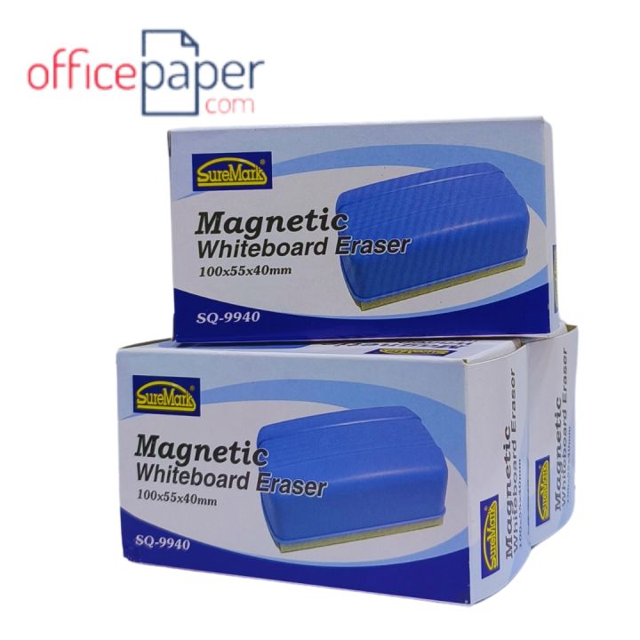 SUREMARK SQ-9940 Magnetic White Board Duster (100mm) | Lazada