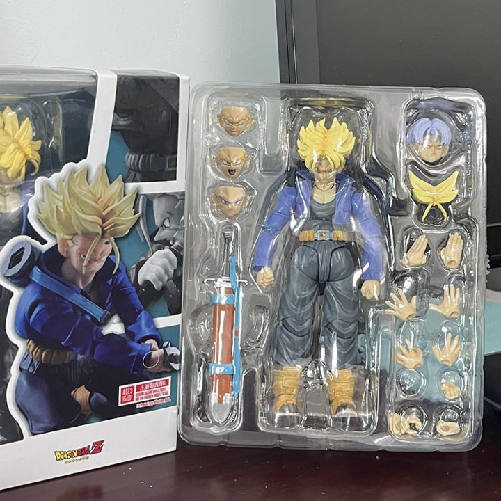 Shfiguarts Trunks Anime Figures SHF Trunks Boy From Future Collection ...
