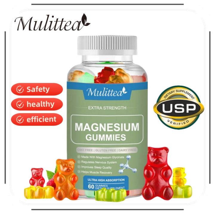 Mulittea Magnesium Gummies relieve stress, prevent osteoporosis and ...
