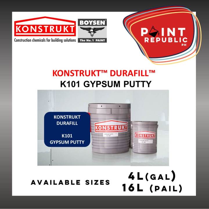 BOYSEN KONSTRUKT K101 Durafill Gypsum Putty | Lazada PH