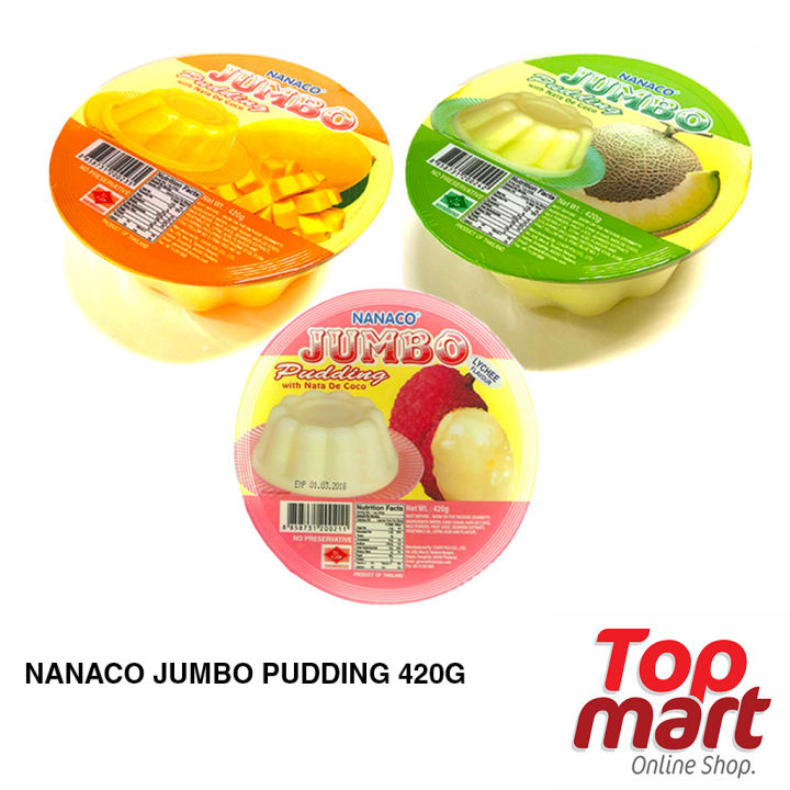 Nanaco Jumbo Pudding 380g - Lychee/ Honeymelon/ Mango | Lazada PH
