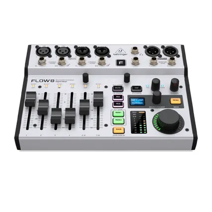 Behringer Flow 8 8- Input Digital mixer with Bluetooth Audio and App ...