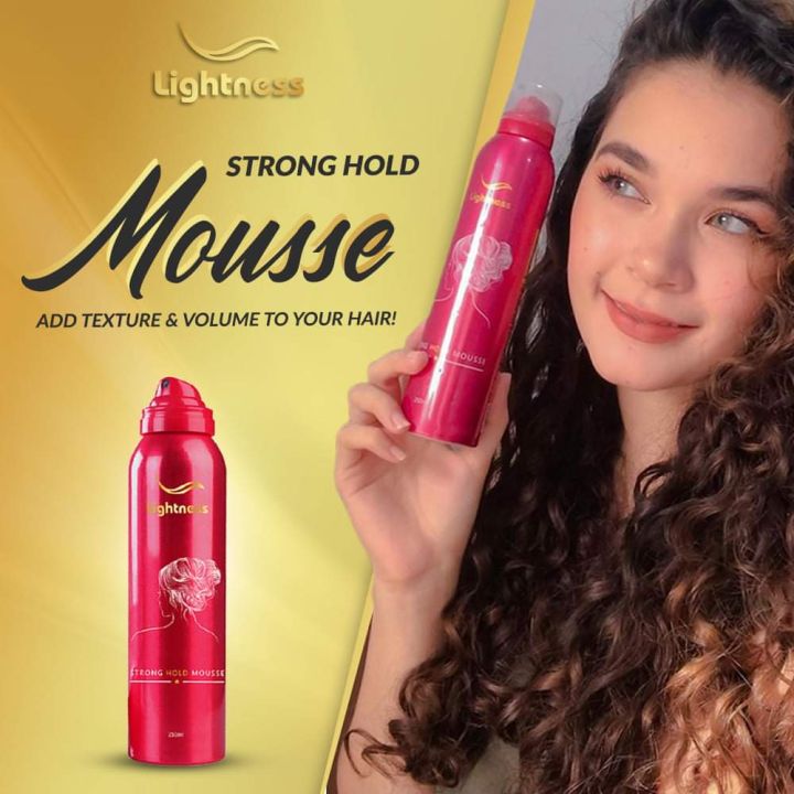 LIGHTNESS stronghold mousse 250ml | Lazada PH