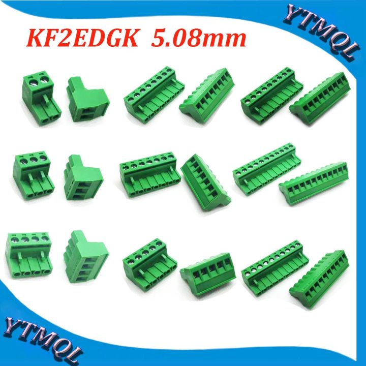 10Pcs KF2EDGK 5.08 2EDG PCB 2PIN /3P/4P/5P/6P/7P/8P/9P/10P/12P/13P/14P Connector Plug-In ...