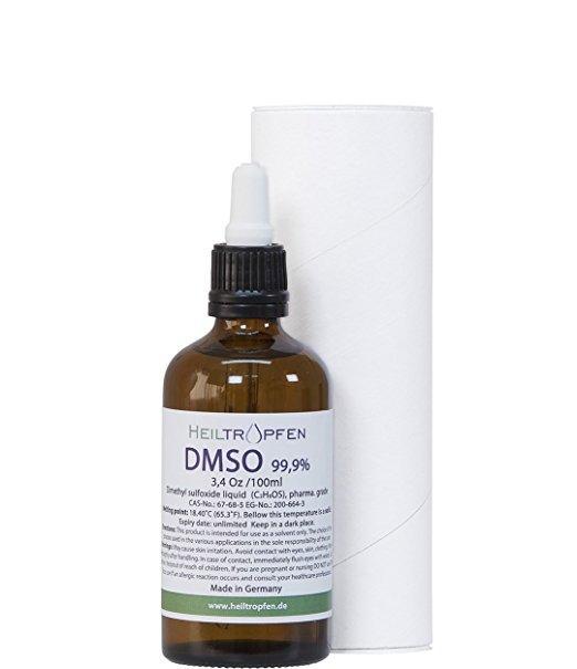 99.9% DMSO - Liquid Pharmaceutical Grade, High Purity (3.4 Oz - 100ml ...