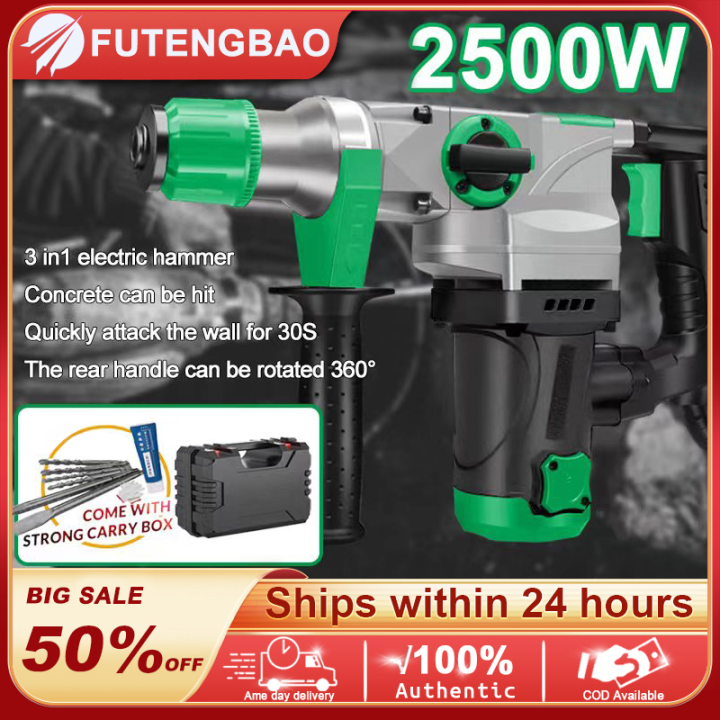 Rotary hammer drill,chipping gun,demolition jack hammer 2500W Electric ...