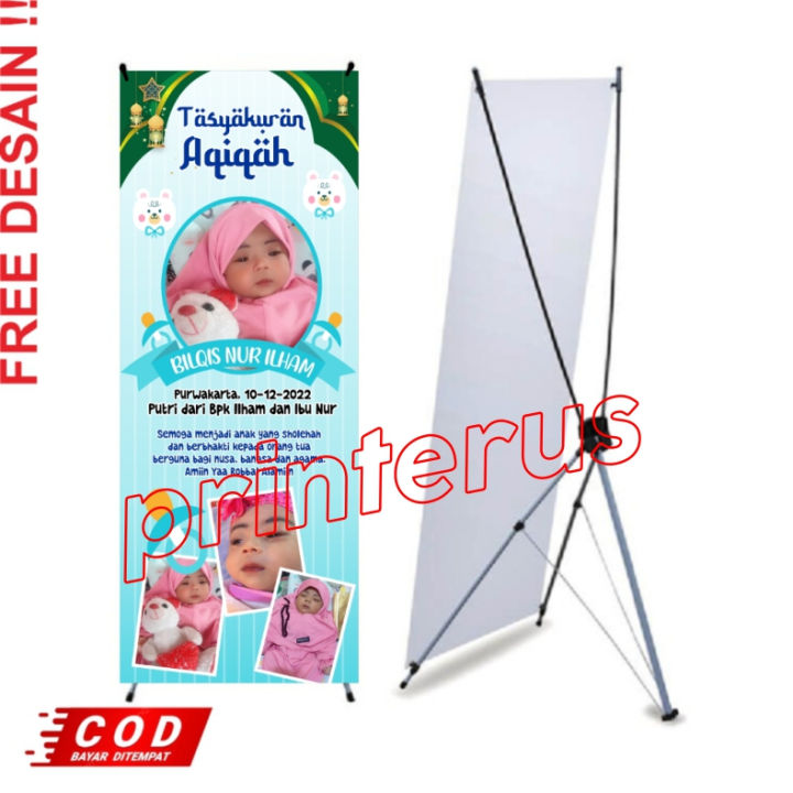 Ambil Promonya >> spanduk banner aqiqah syukuran kelahiran anak bayi ...