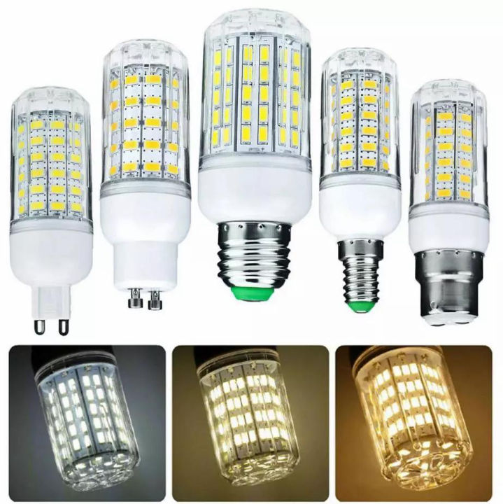 ERANPO 1000 Lumen 6W 12W 15W 20W 25W LED Corn Light Bulbs E27 B22 Luce LED E14 G9 GU10 220V ...