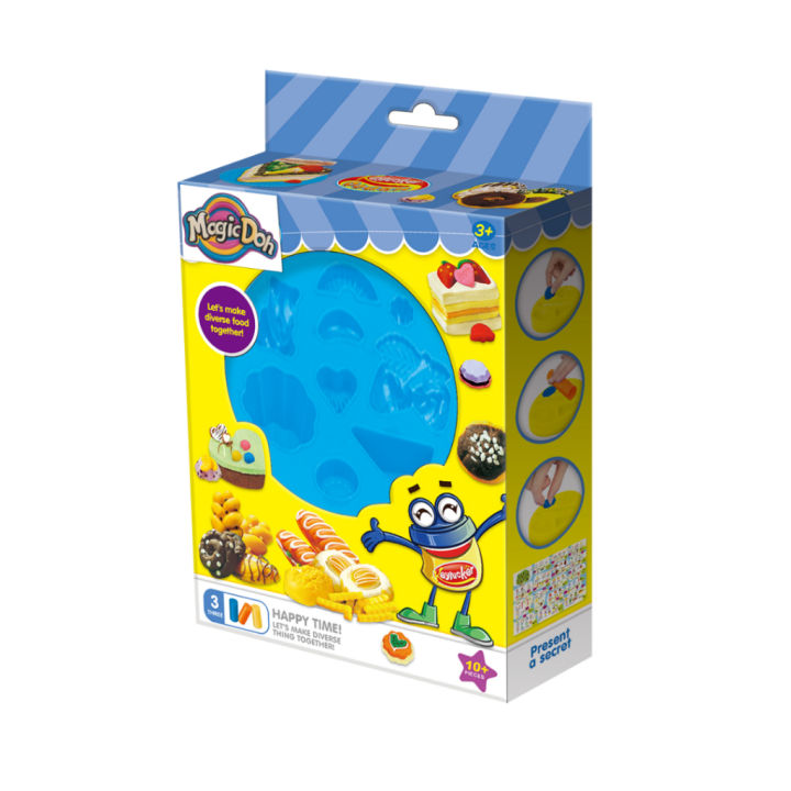 Magic Doh Cake Modelling Compound Playset – Safe, Creative Dough Kit ...
