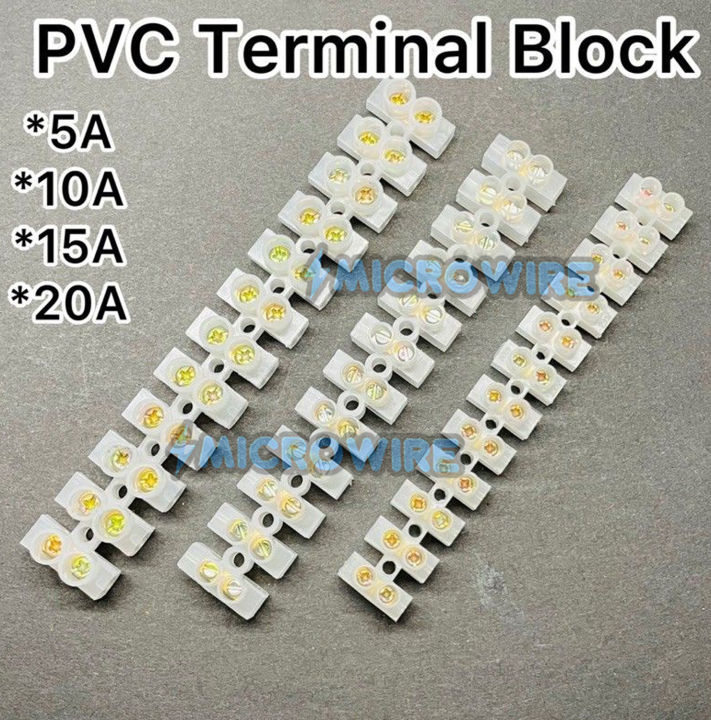 PVC Terminal Block / Flexible Terminal Block 5A , 10A , 15A , 20A ...