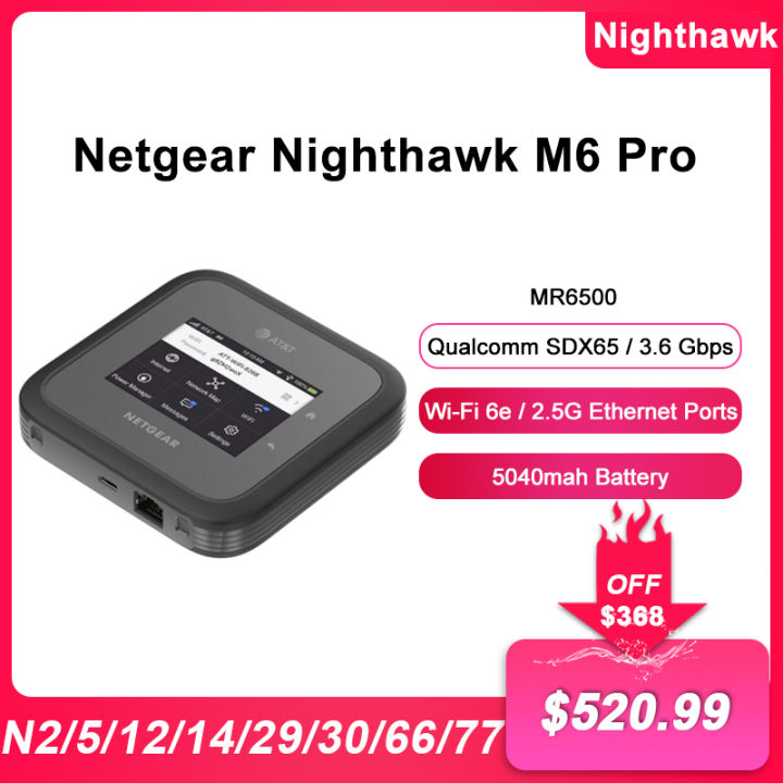 647 New Netgear Nighthawk MR6500 M6 Pro Unlocked WiFi Router Global 5G ...