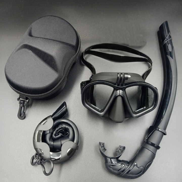 【Manila stock】DIVNG Tempered Glass Freediving Mask Snorkeling Set ...