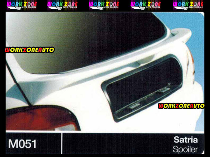 M051 Proton Satria Center Fiber Spoiler Body kit Bodykit | Lazada