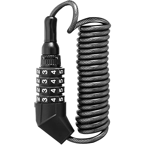 Rockbros Lock Mini Bike Anti-theft Bicycle Lock Cable Helmet Lock Chain ...