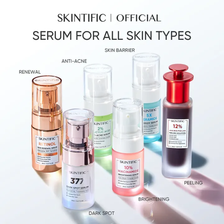 SKINTIFIC Facial Serum All Series - Niacinamide Brightening / 5X ...